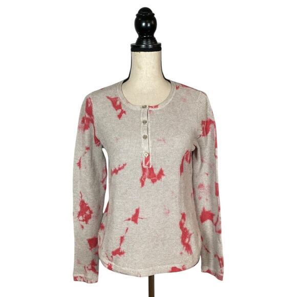 Lisa Todd | Tops | New Lisa Todd Dune Waffleknit Pop Henley Cotton ...